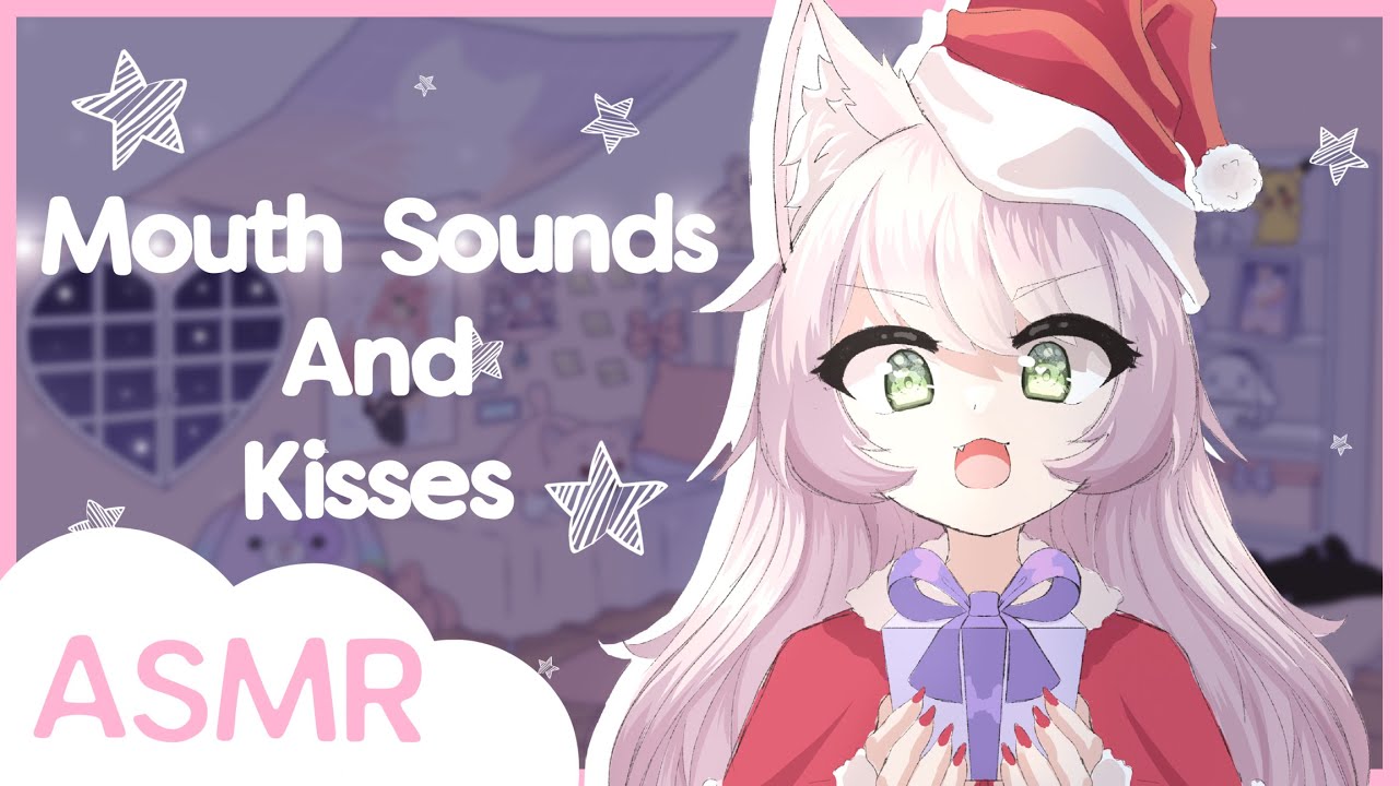 [ASMR] Smooches For The Holidays ~ Mouth Sounds and Kisses - YouTube