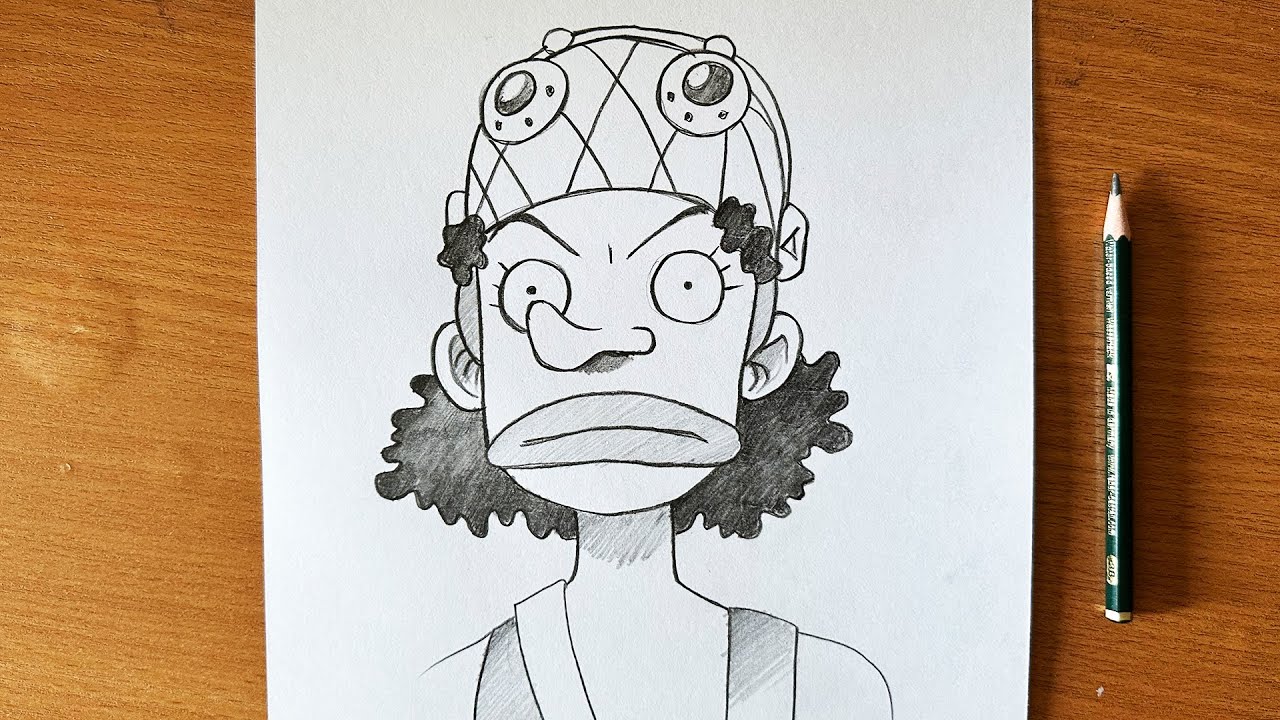 How to draw Usopp - One piece easy step by step - YouTube