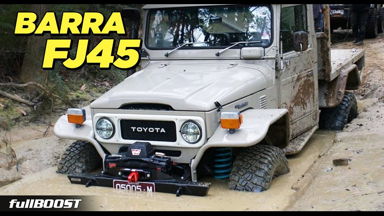 Wild Toyota Landcruiser FJ45 with Ford Barra Power - YouTube