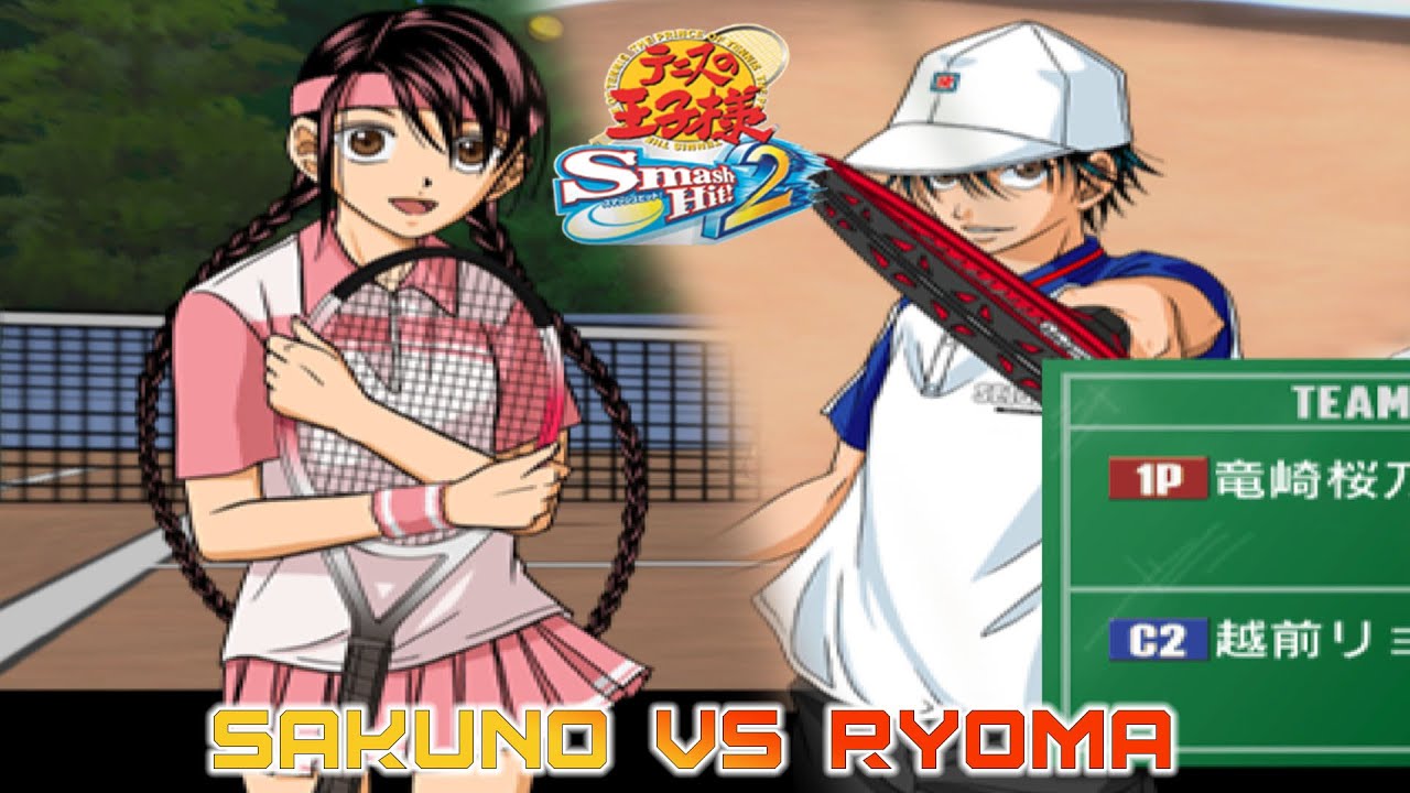 Prince of Tennis: Smash Hit! 2 (Sakuno Ryuzaki Vs Ryoma Echizen) - YouTube