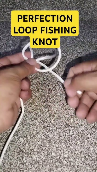 HOW TO TIE PERFECTION LOOP FISHING KNOT.. - YouTube