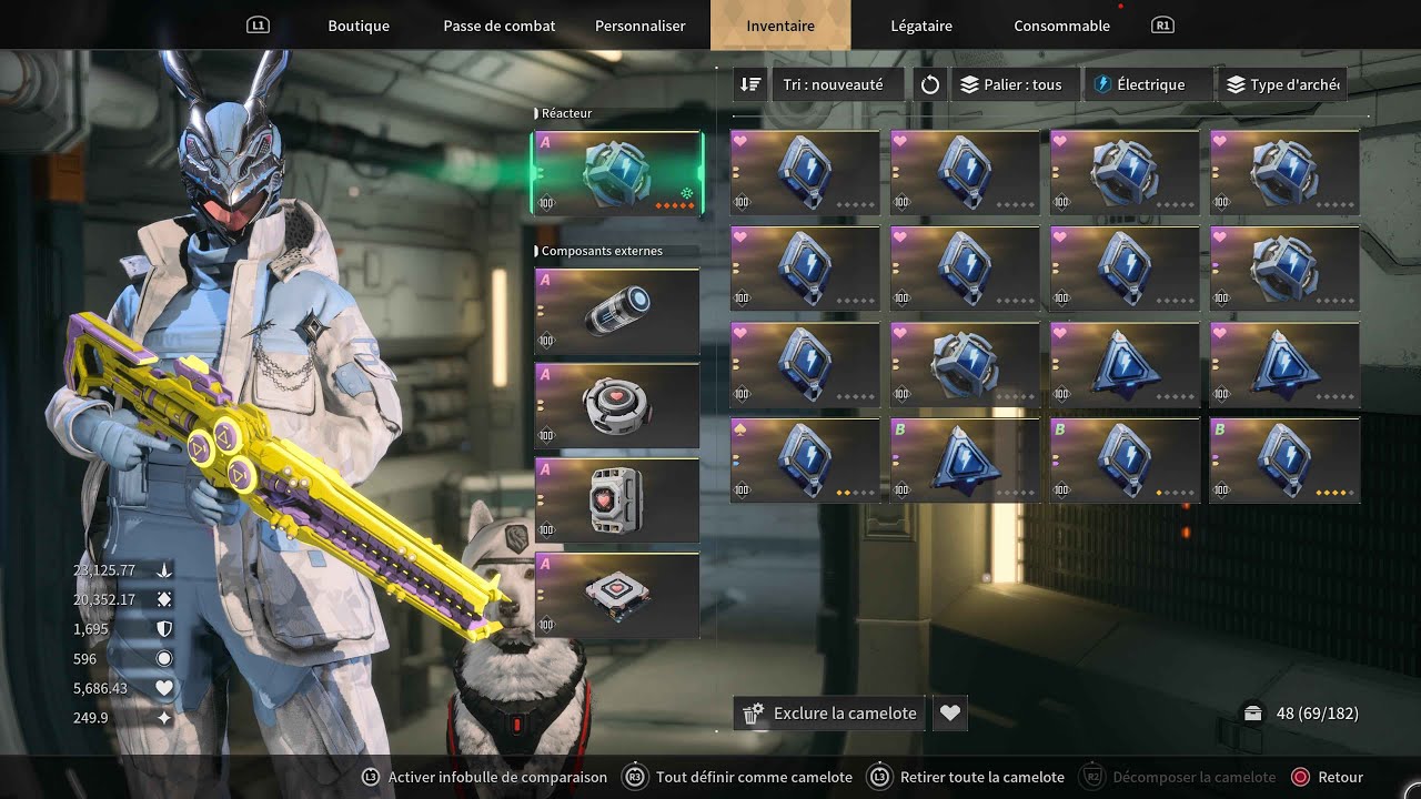 The First Descendant - Farm réacteur: Bunny/Sharen éléctrique singulier ...