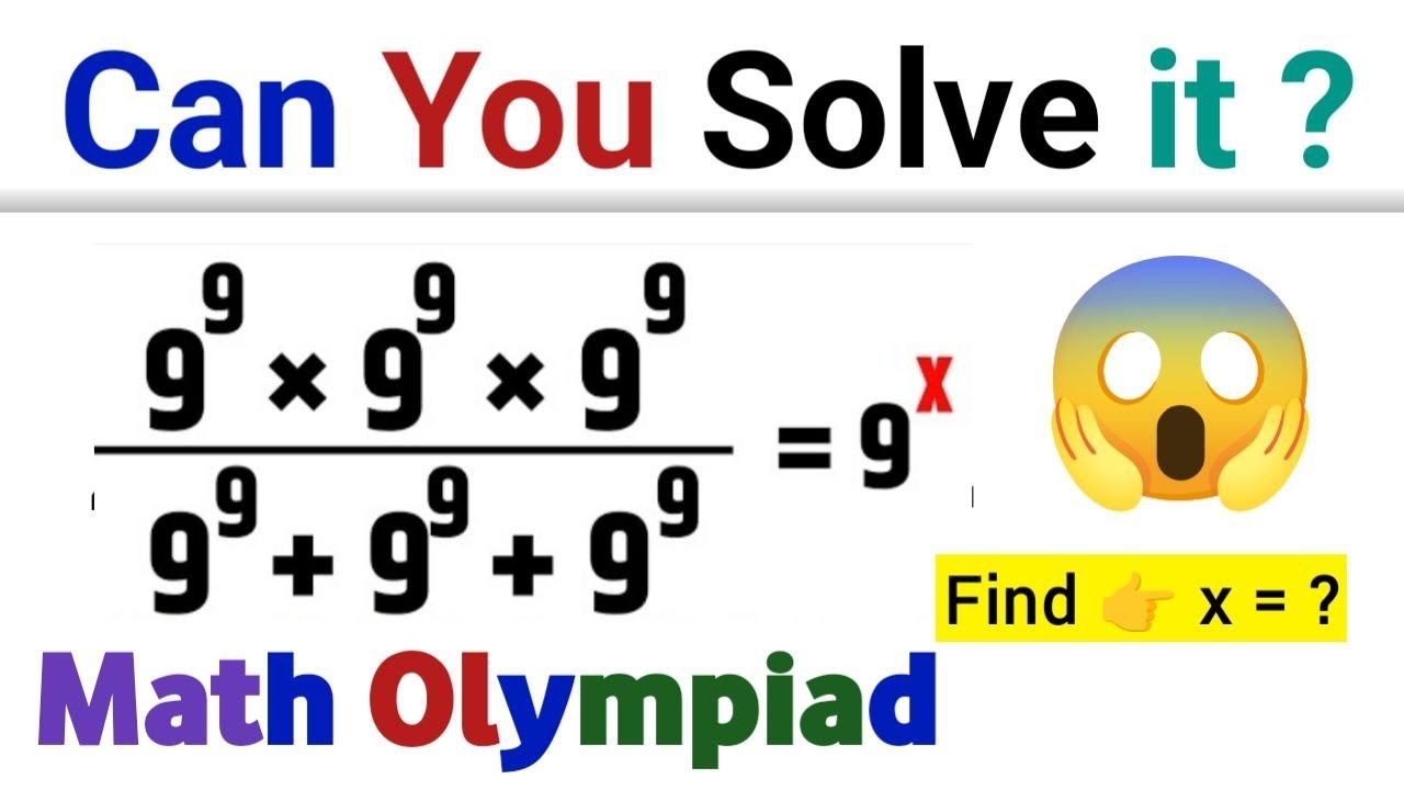Can You Solve ? 5 🔥 Math Olympiad Questions | Math Olympiad Algebra Problem | The Math Zone ...