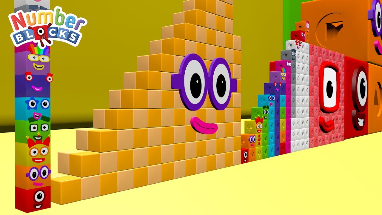 Numberblocks Cube Step Squad 100 Song vs 200 MILLION - Learn to Count ...