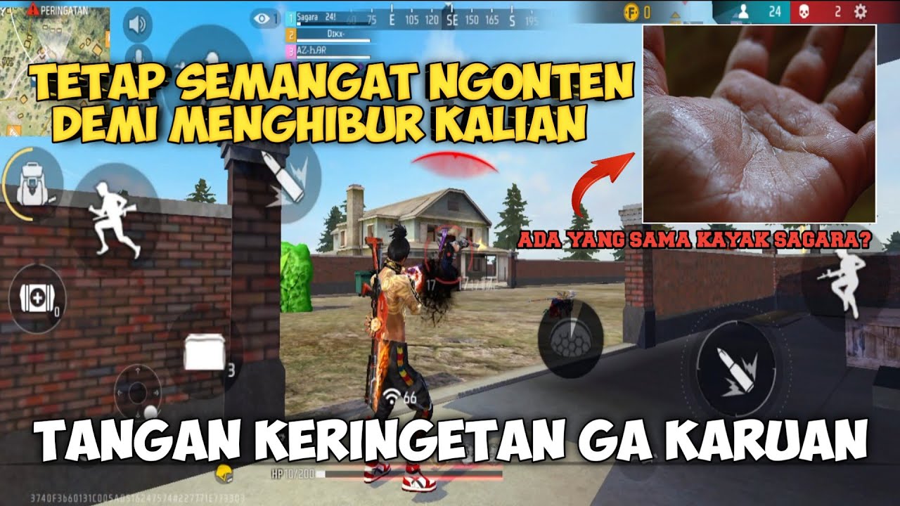 TANGAN KERINGETAN SUSAH BENER UNTUK ATUR AIM, LAYAR KADANG GA KEPENCET😥 ...