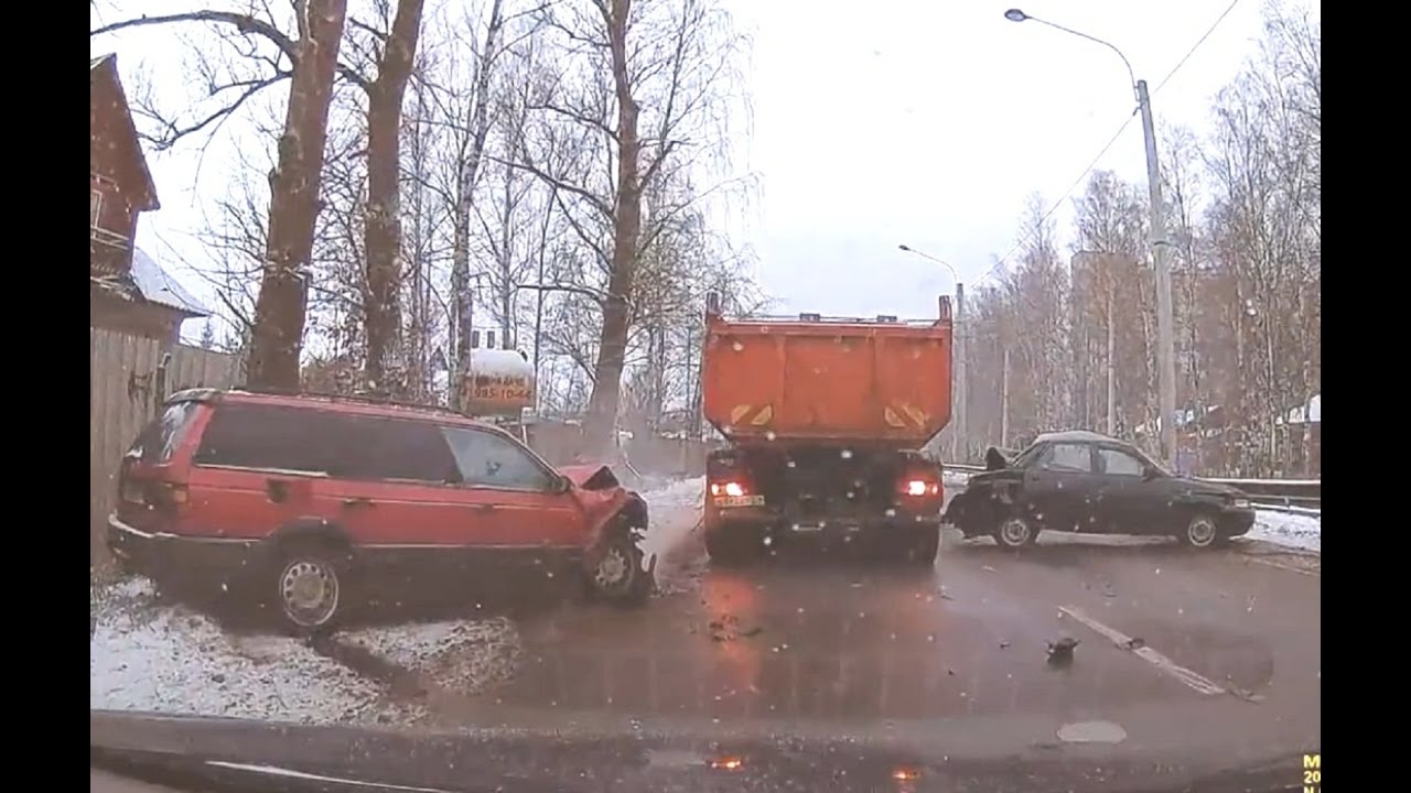 Russian Car crashes Russian Car crash Russian car driving November part ...