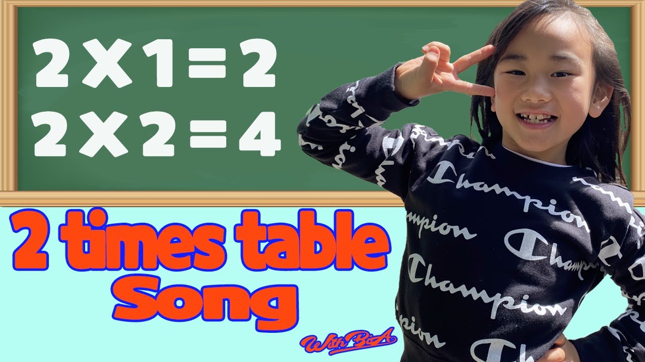 2 Times table song! Easy and Fun way of learning Singalong with Bliss ...