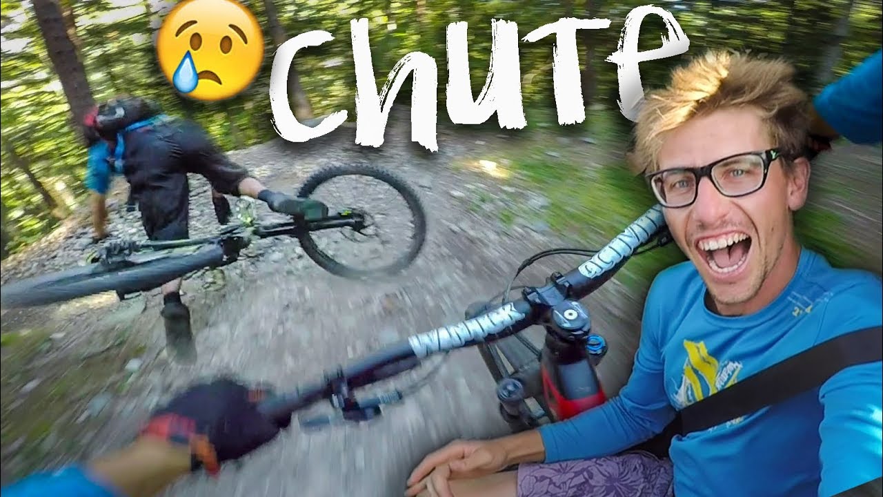 BRUTISODE #12 - CHUTE SPECTACULAIRE - VTT vélo enduro - YouTube