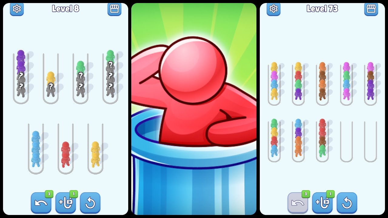 Sort In Line: Color Puzzle (Gameplay Android) - YouTube