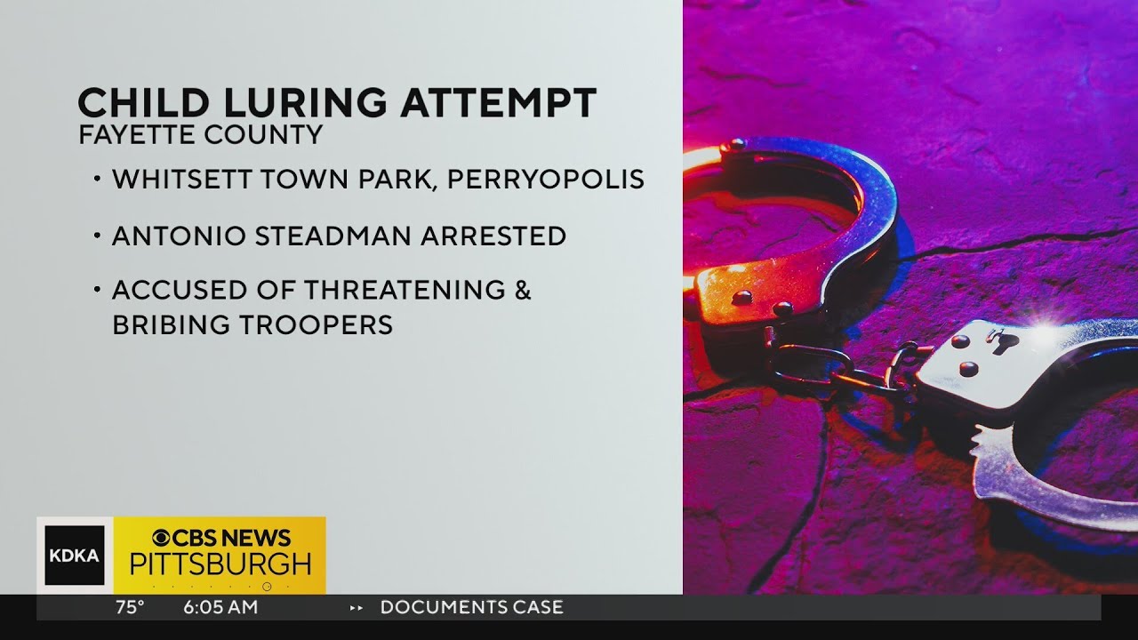 Man arrested for attempted child luring - YouTube