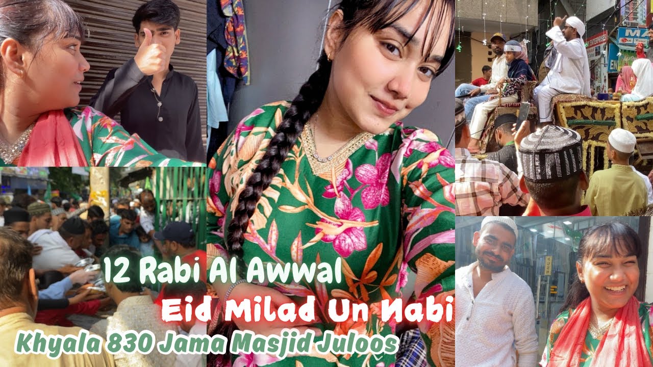 India Me Mnya gya “Eid Milad Un Nabi”😍 ️ || Khyala Juloos 2024 ...