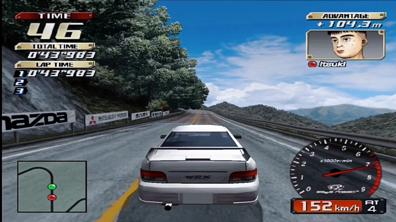 Initial D: Street Stage - Subaru Impreza WRX STi - YouTube
