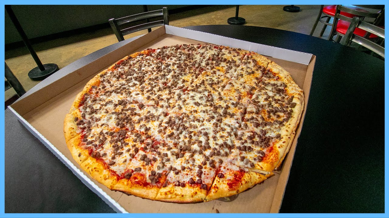This EPIC SUPERSIZED Pizza Challenge Is Fit for a Beast! - YouTube