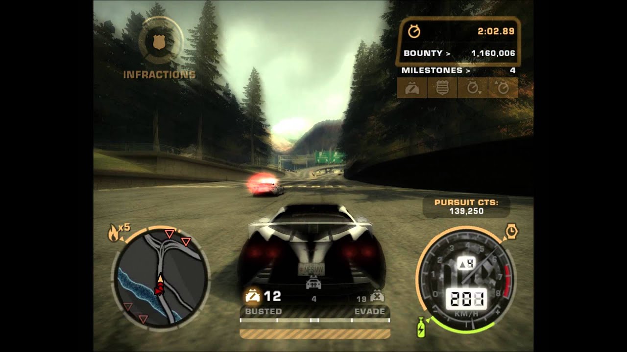 Need For Speed Most Wanted : Cops VS Cross - YouTube