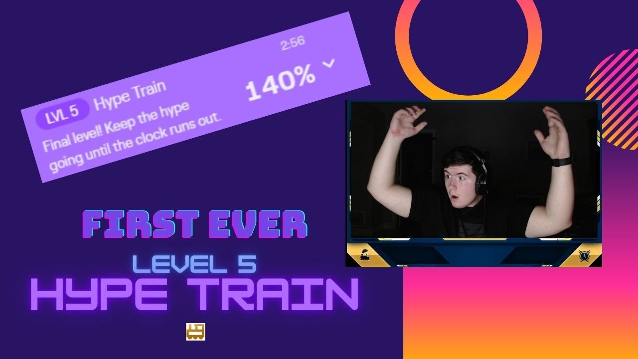 This Is What A Level 5 Hype Train Looks Like (I cried on stream!) - YouTube