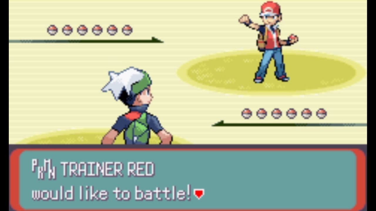 Trainer Red Battle & Team Magma!!! (Pokemon: Emerald Kaizo Mod #10 ...