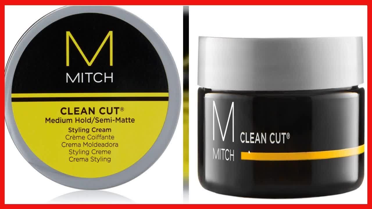 Great product - Paul Mitchell MITCH Clean Cut Styling Cream for Men, Medium Hold, Semi-Matte ...