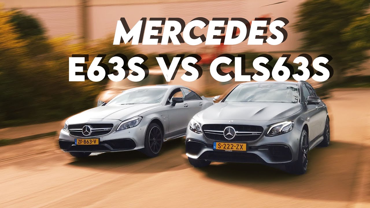 Hangisi Daha Hızlı? Mercedes Cls63s VS Mercedes E63s AMG - Drag Race, Rolling Race & Sound Check ...