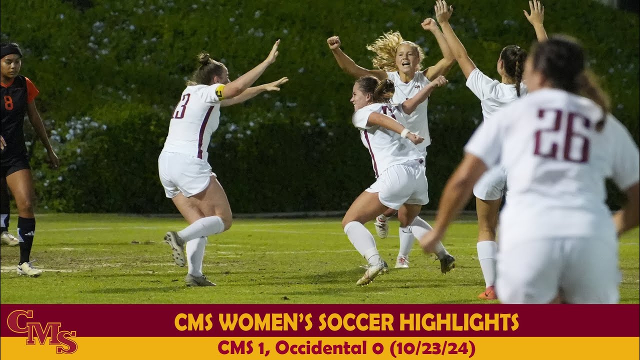CMS Women's Soccer Highlights vs. Occidental - YouTube
