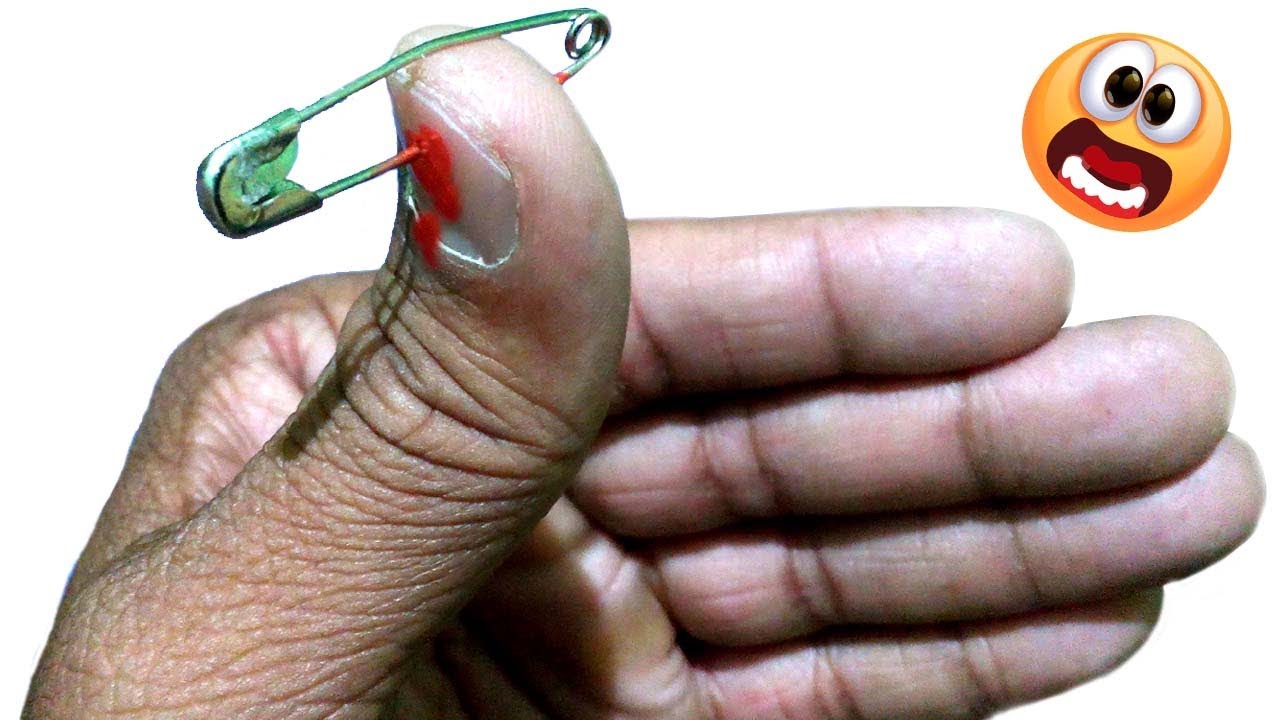 Safety Pin Magic Safety Pin Magic Trick - YouTube
