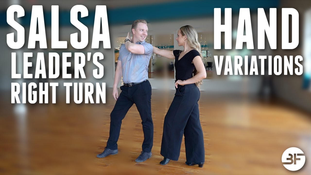 Salsa Right Turn Variations | Salsa Man's Turn Variations (Right) - YouTube