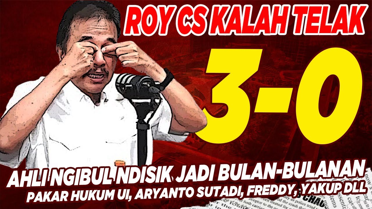 LIVE🔴Roy Cs Kalah Telak 3-0 Ahli Ngibul Ndisik Jadi Bulan Bulanan Pakar ...