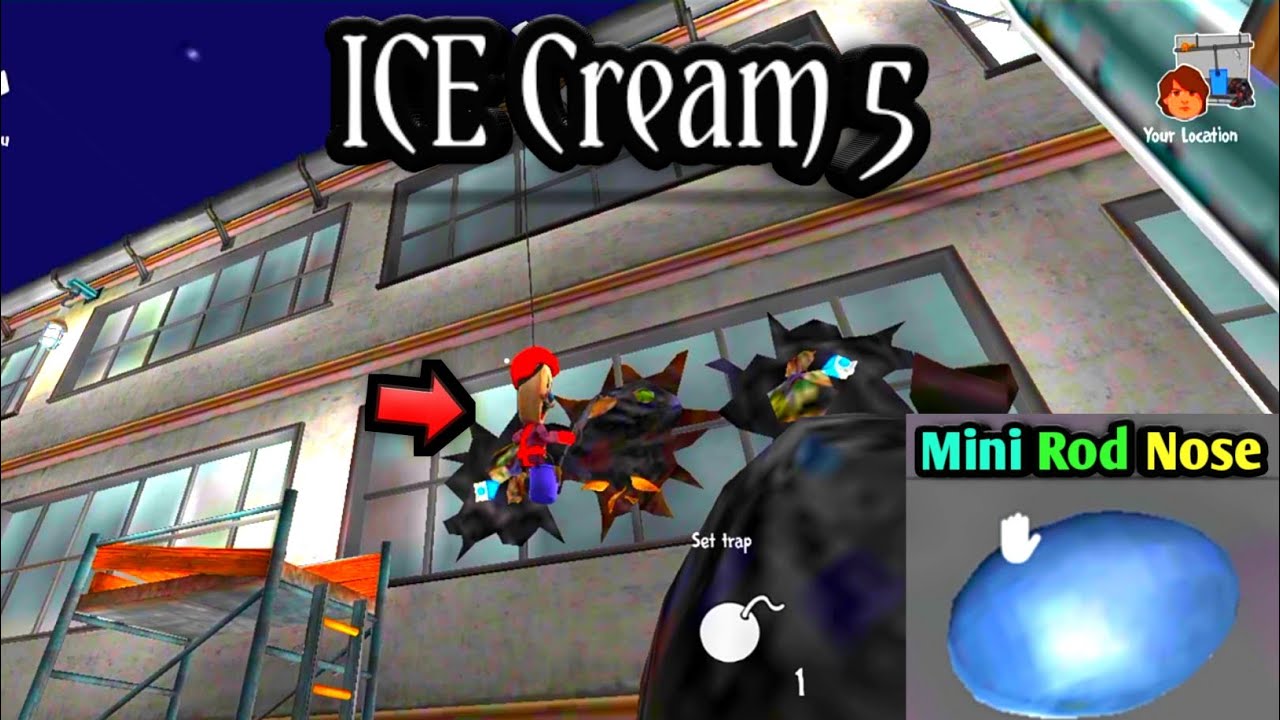 How to Find for Mini Rod Nose and Use || ICE Scream 5 || Horror ☠️ Game ...