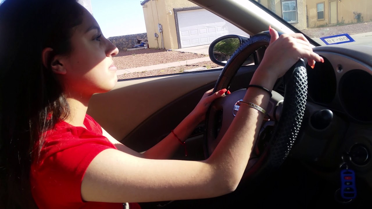 Michelle's first driving lesson. - YouTube