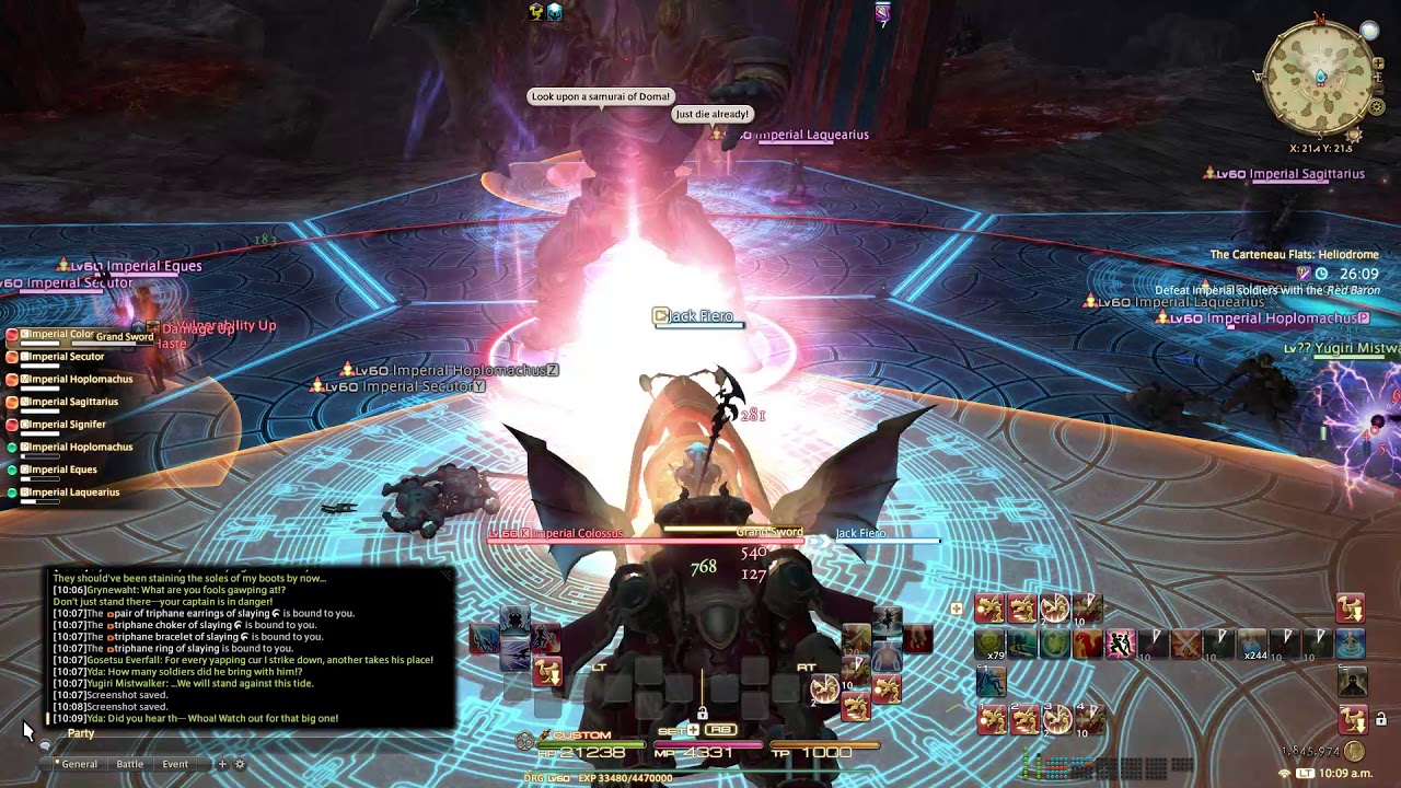 FFXIV The Carteneau Flats Heliodrome - YouTube