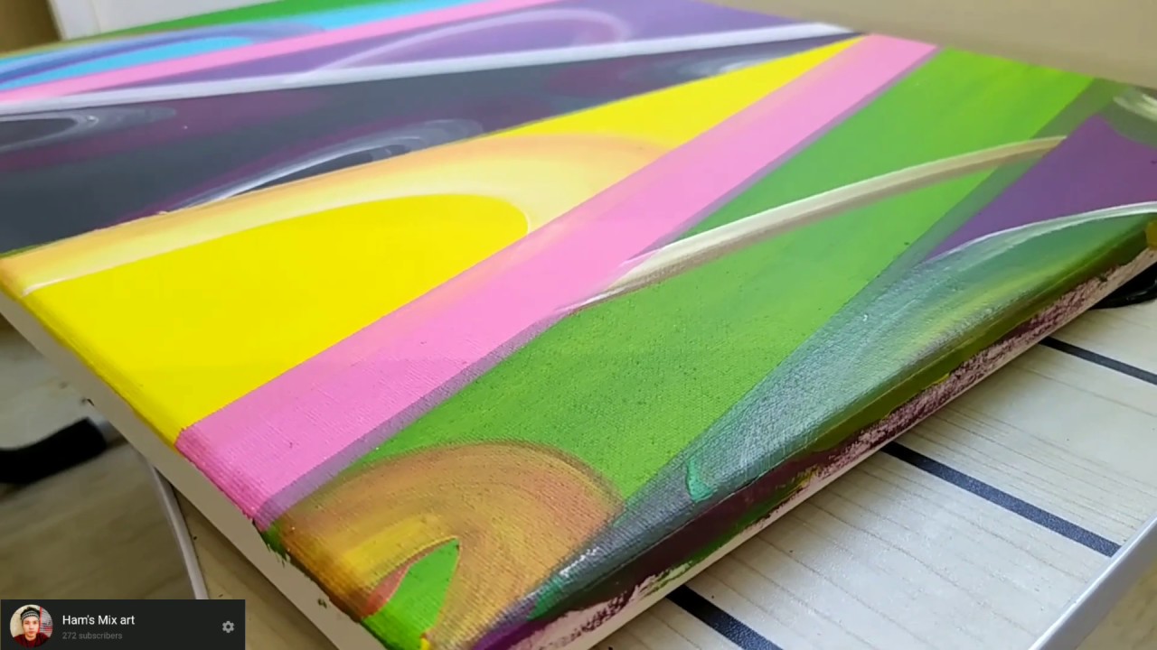 New 3D style? Colourful ABSTRACT #ACRYLIC PAINT 2020 - YouTube