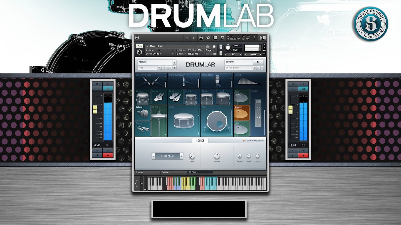 Native Instruments DRUMLAB - SOUNDTEST - YouTube