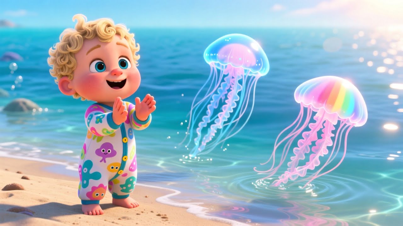 Learn to Count with Jellyfish | Nursery Rhyme Song for Kids - YouTube