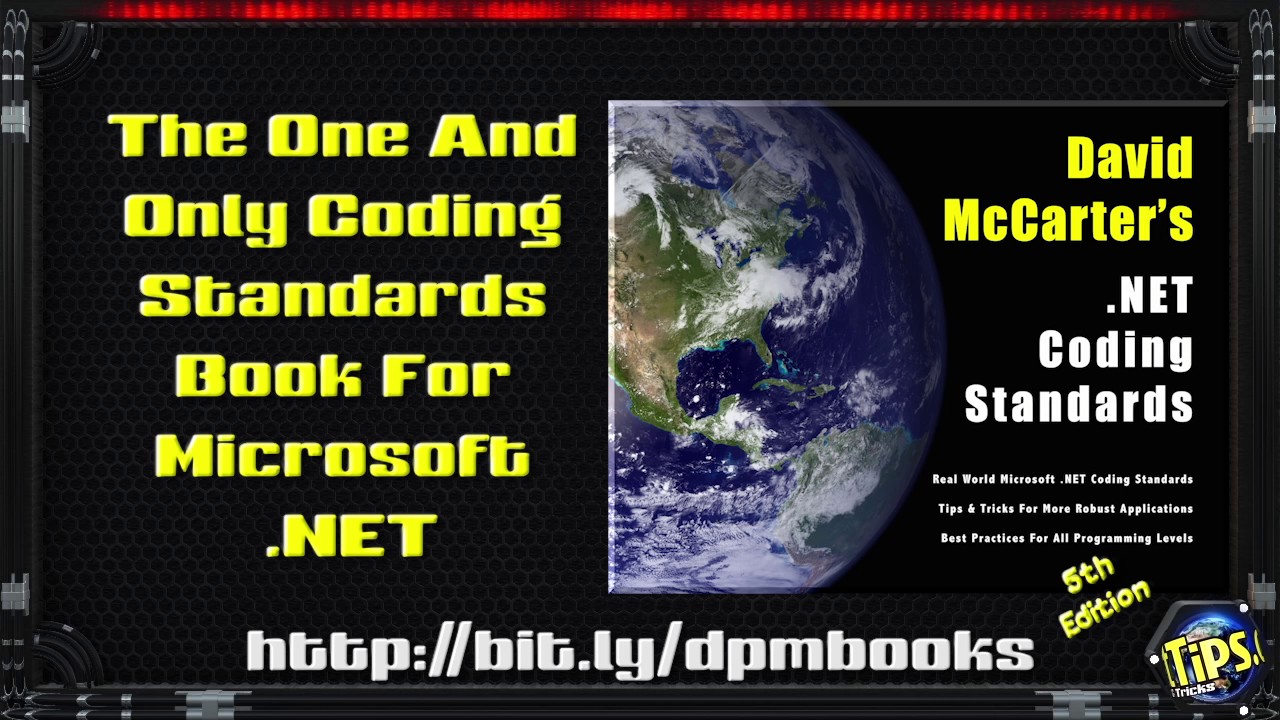 David McCarter's .NET Coding Standards - YouTube