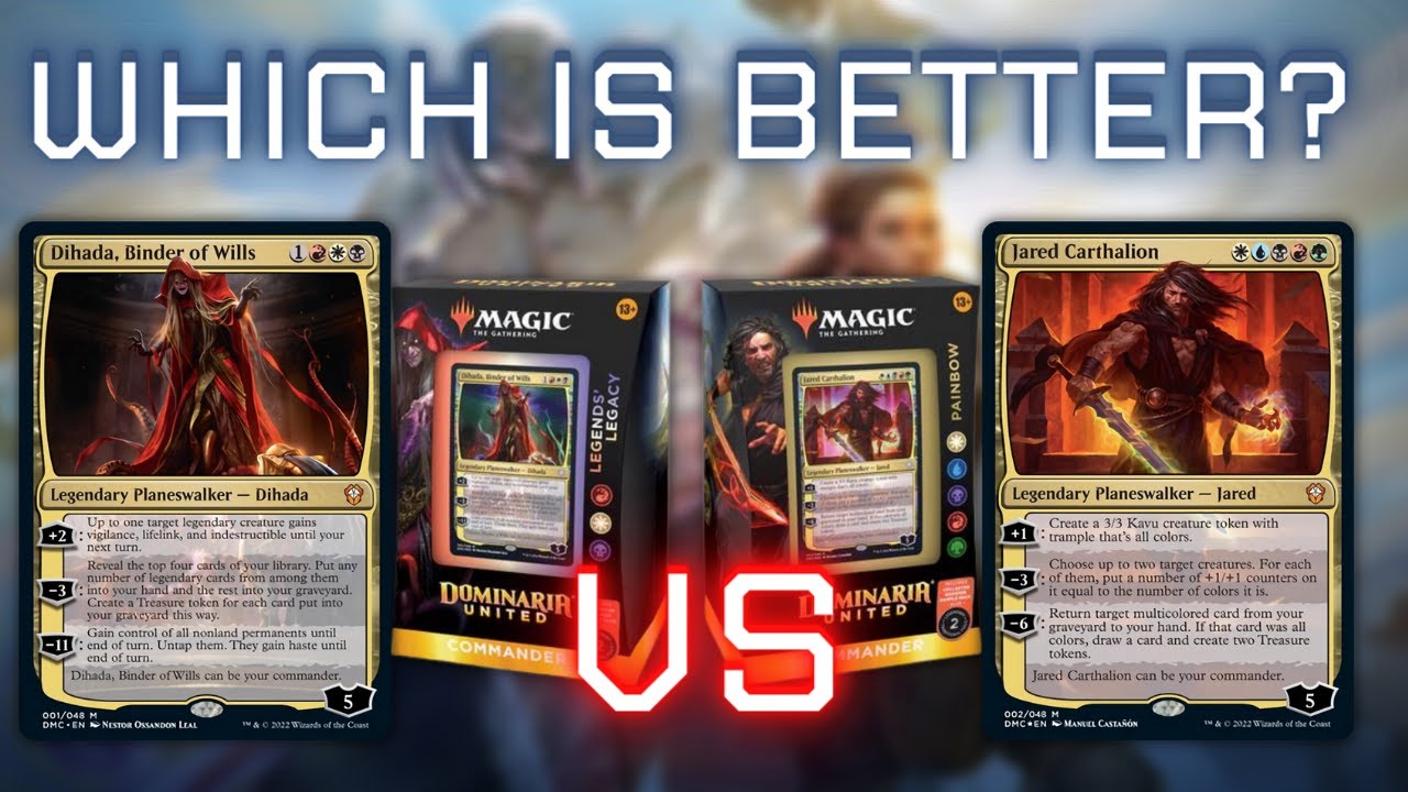 EDH SESSIONS | Dihada VS Jared Carthalion | Precon Gameplay | Dominaria ...