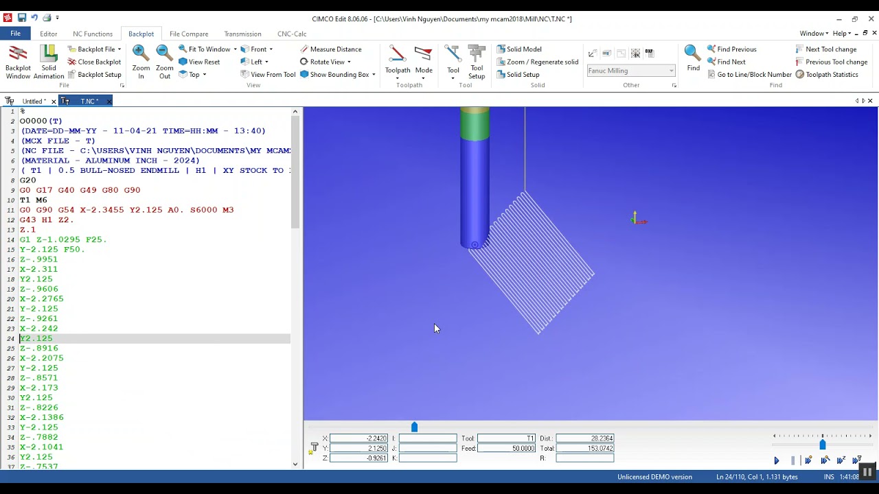 CNC: áp dụng G90-G91 Lập trình nâng cao xài chương trình con. - YouTube