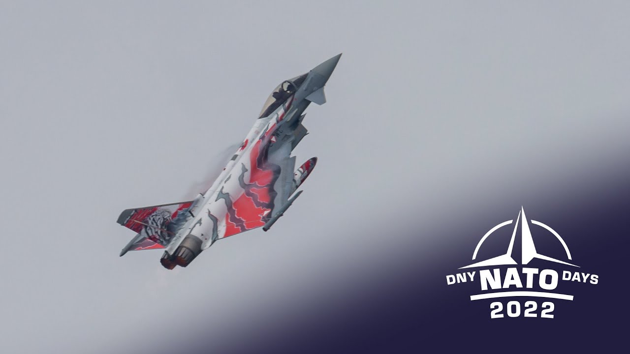 Dny NATO 2022 - Eurofighter Typhoon - YouTube