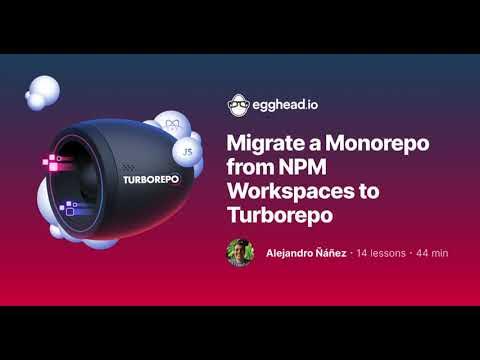 Migrate a Monorepo from NPM Workspaces to Turborepo - YouTube
