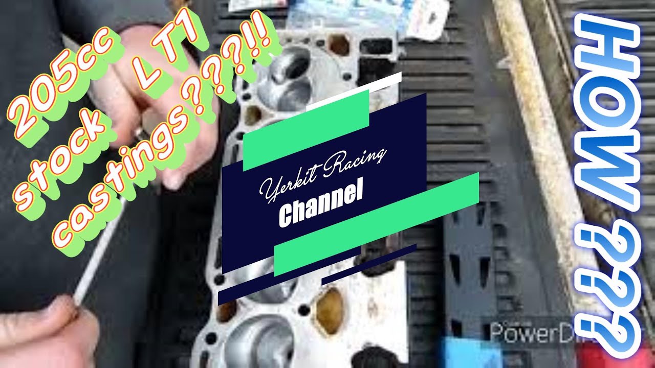 LT1 hand ported heads measurements and Felpro 1284 fitment. - YouTube