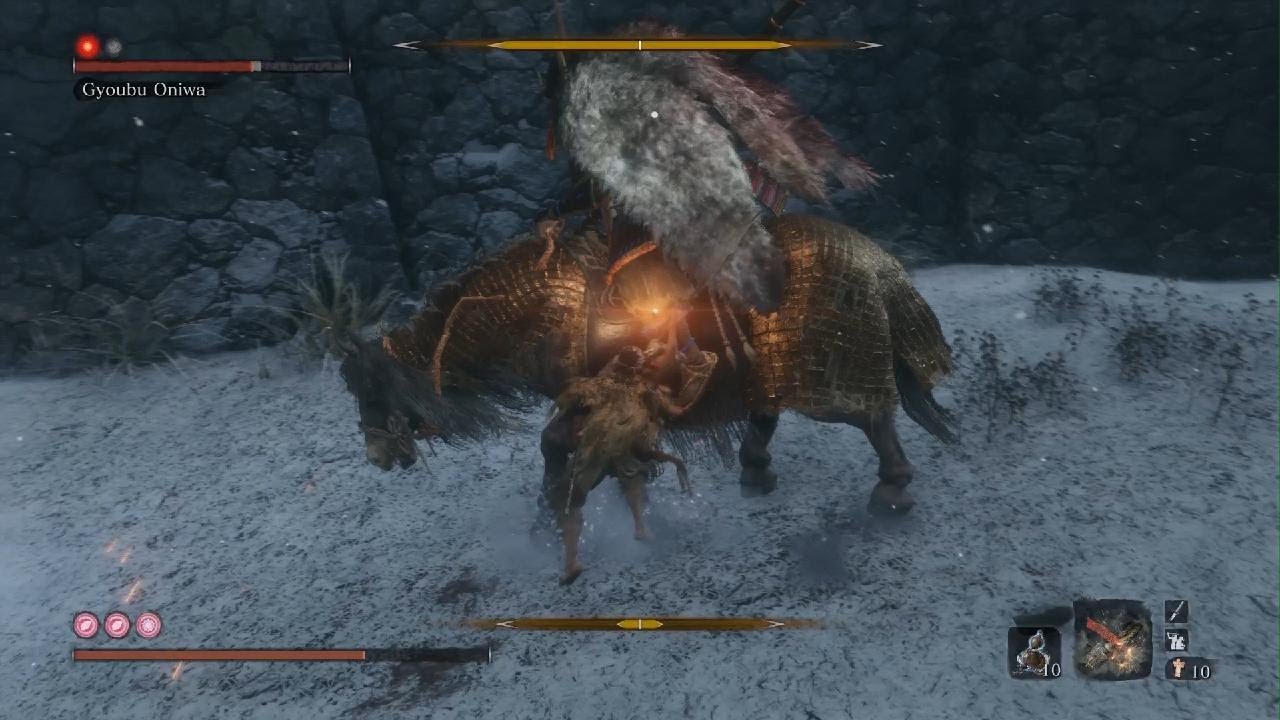 Sekiro:first boss gauntlet - YouTube