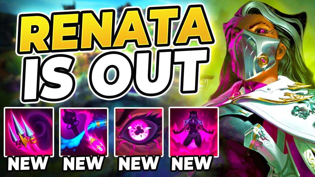 RENATA GLASC NEW CHAMPION INSANE ABILITIES AND GAMEPLAY (REVIVE / MIND ...