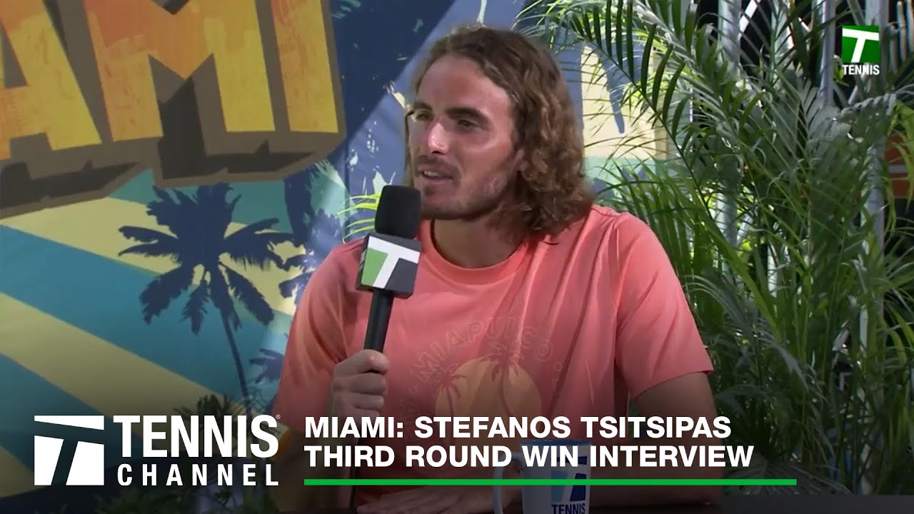 Stefanos Tsitsipas: 2023 Miami Open Third Round Win Interview - YouTube