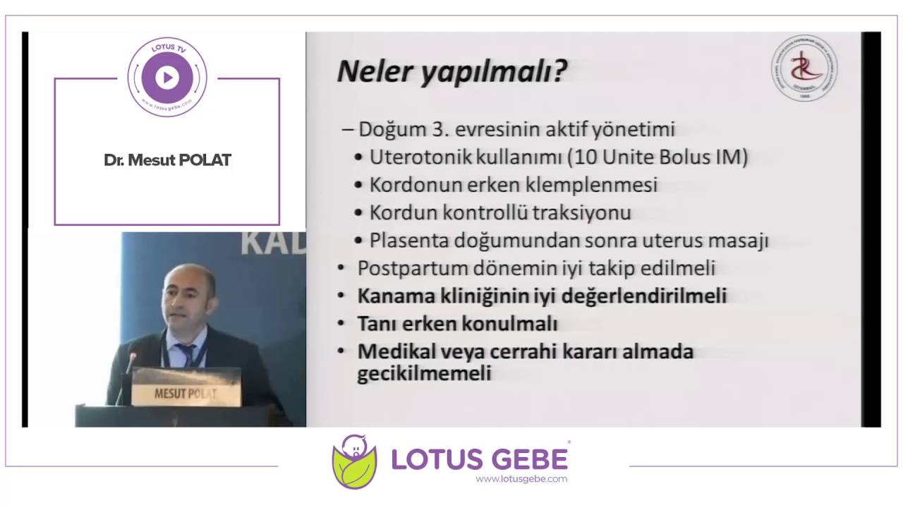 DR. MESUT POLAT - ACİL OBSTETRİK KANAMA MÜDAHALE EKİBİ İŞLEYİŞ SİSTEMİ - YouTube