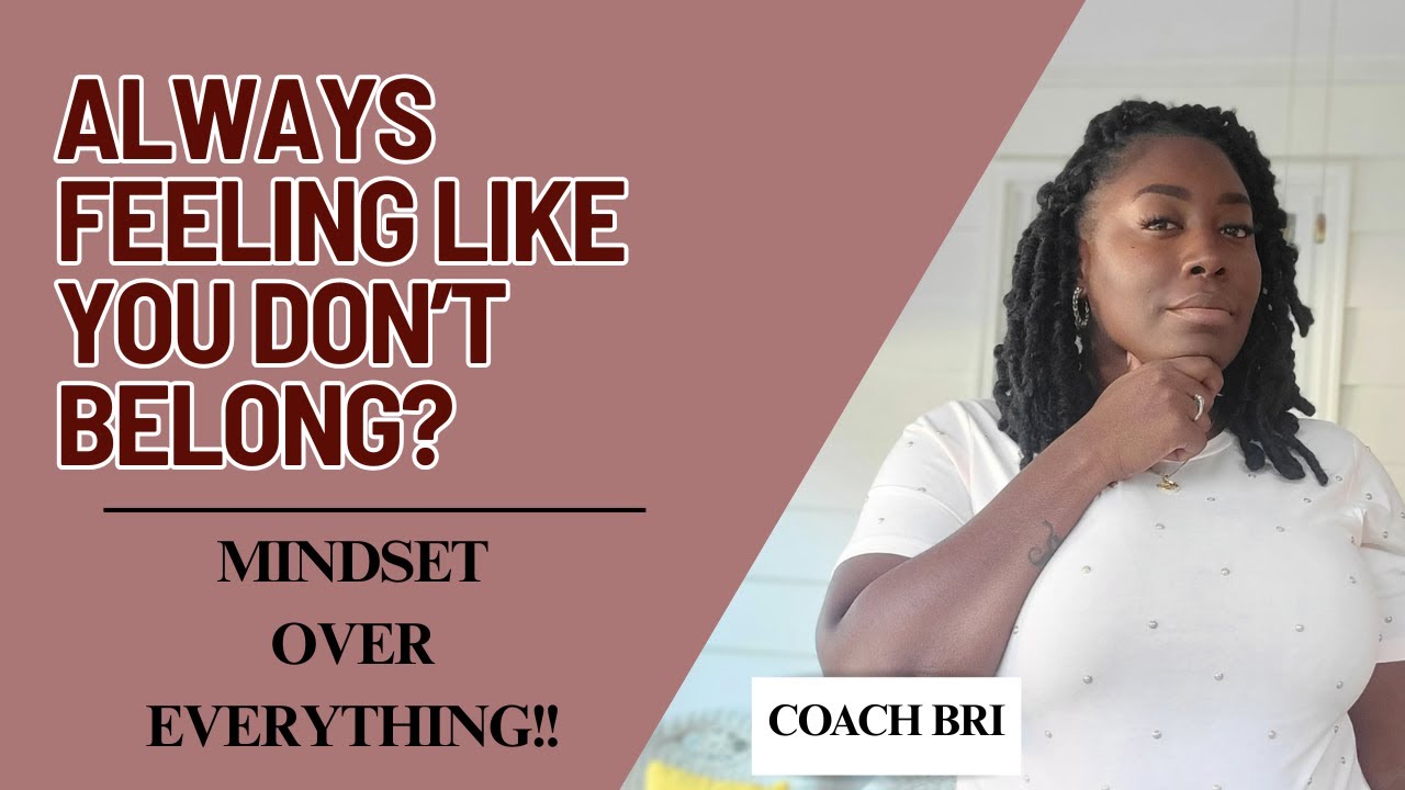 Always feeling like you don't belong? - YouTube