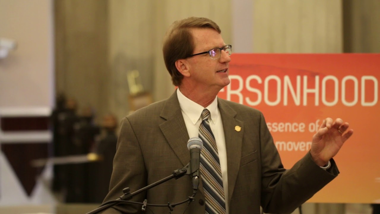 Personhood Day 2018: Senator Richard Cash - YouTube