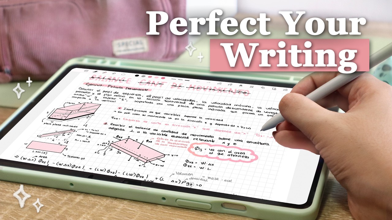 How to Write Better on Your Tablet ️ Samsung Notes Tips & Tricks - YouTube
