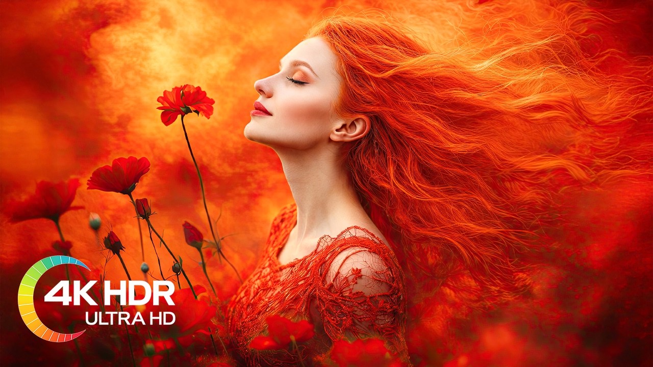 Serene Autumn Leaves & Fall Foliage with Nature's Relaxing Music in 4K ...