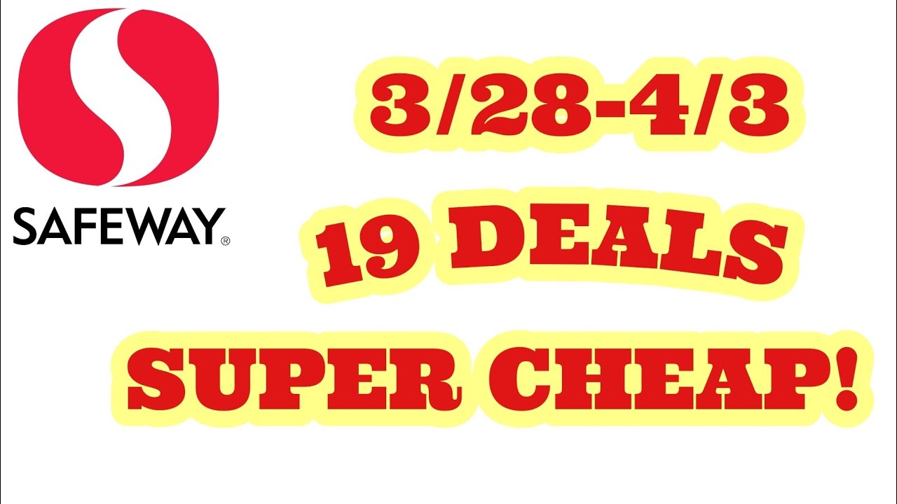 SUPER CHEAP DEALS AT SAFEWAY/ACME & AFFILIATES 3/28-4/3! - YouTube
