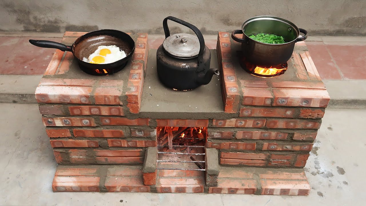 Homemade Outdoor Brick Furnace Build Your Own Wood Fired Stove Top,