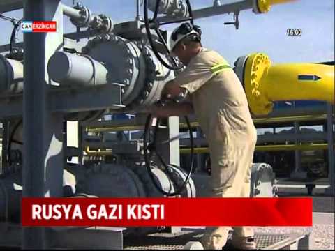 RUSYA TÜRKİYE'YE GAZ AKIŞINI KISTI