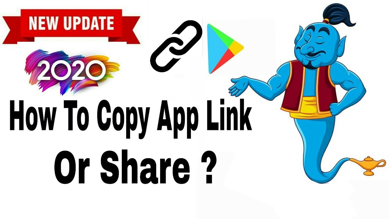 How To Copy App Link And Share From Play store 《New Update 2020》 - YouTube